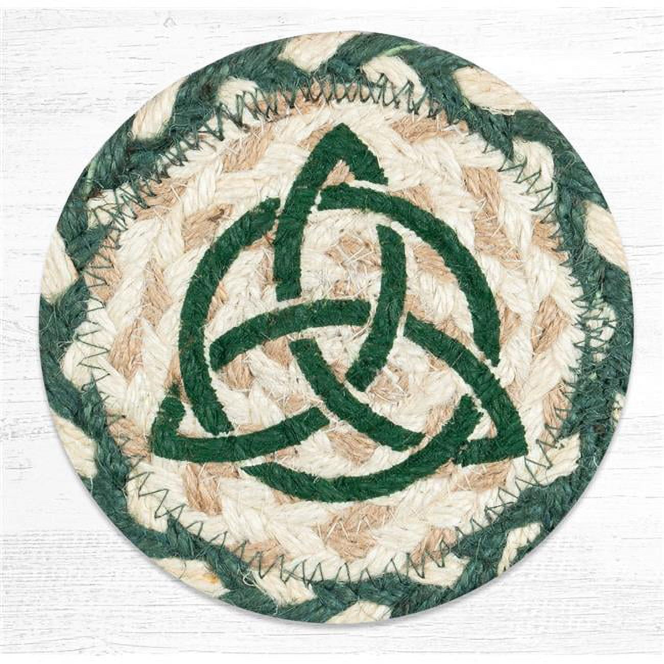 Capitol 31-IC605I1 5 x 5 in. Irish Printed Coaster Round Rug, Multi ...