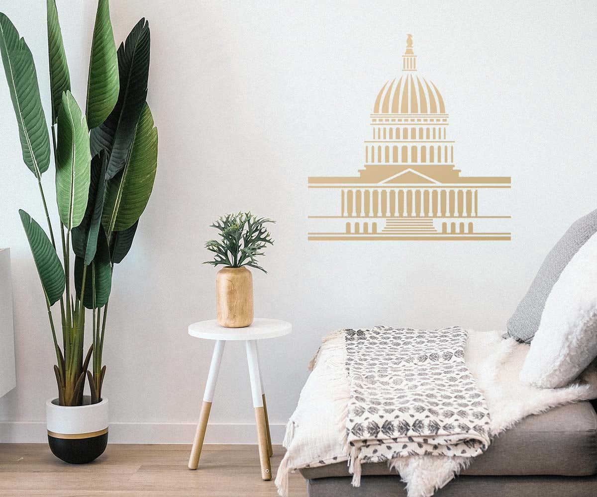 Capitol Dome Building Stencil - Art and Wall Stencil (36"x60 ...