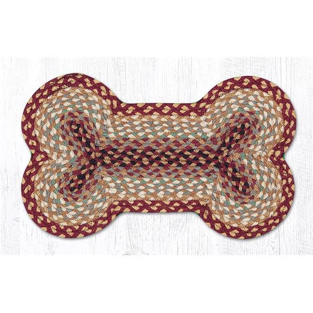 Capitol Importing 13 x 22 in. Burgundy, Gray & Cream Medium Jute ...