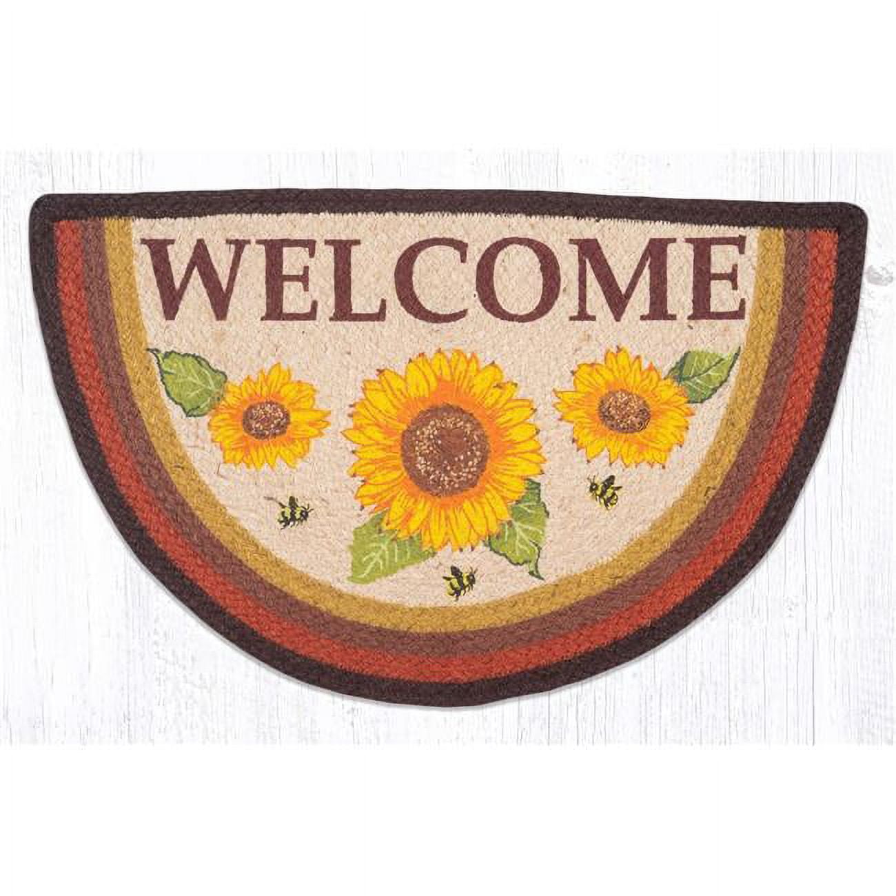 Capitol Importing 32-606SW 18 x 29 in. SCP-606 Sunflower Welcome ...