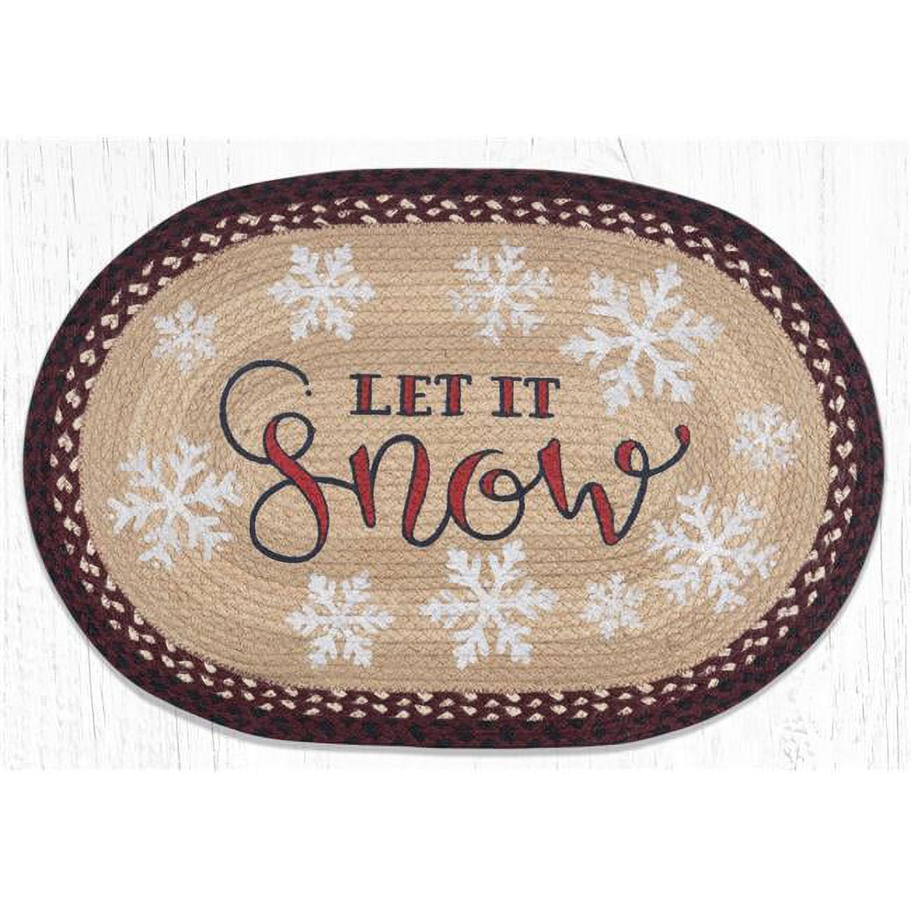 Capitol Importing 65-395LS 20 x 30 in. OP-395 Let It Snow Oval Patch ...