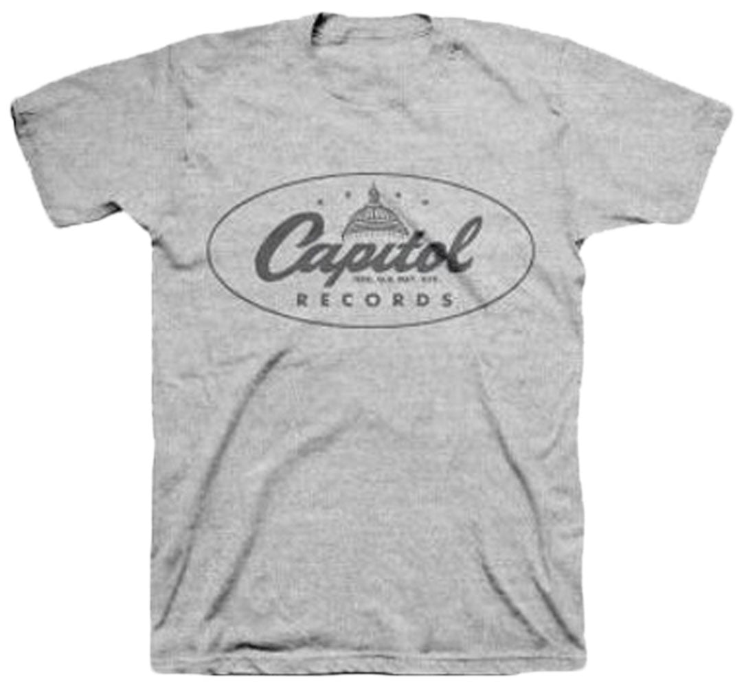 Capitol Records Classic Oval Logo Adult T-Shirt - Walmart.com