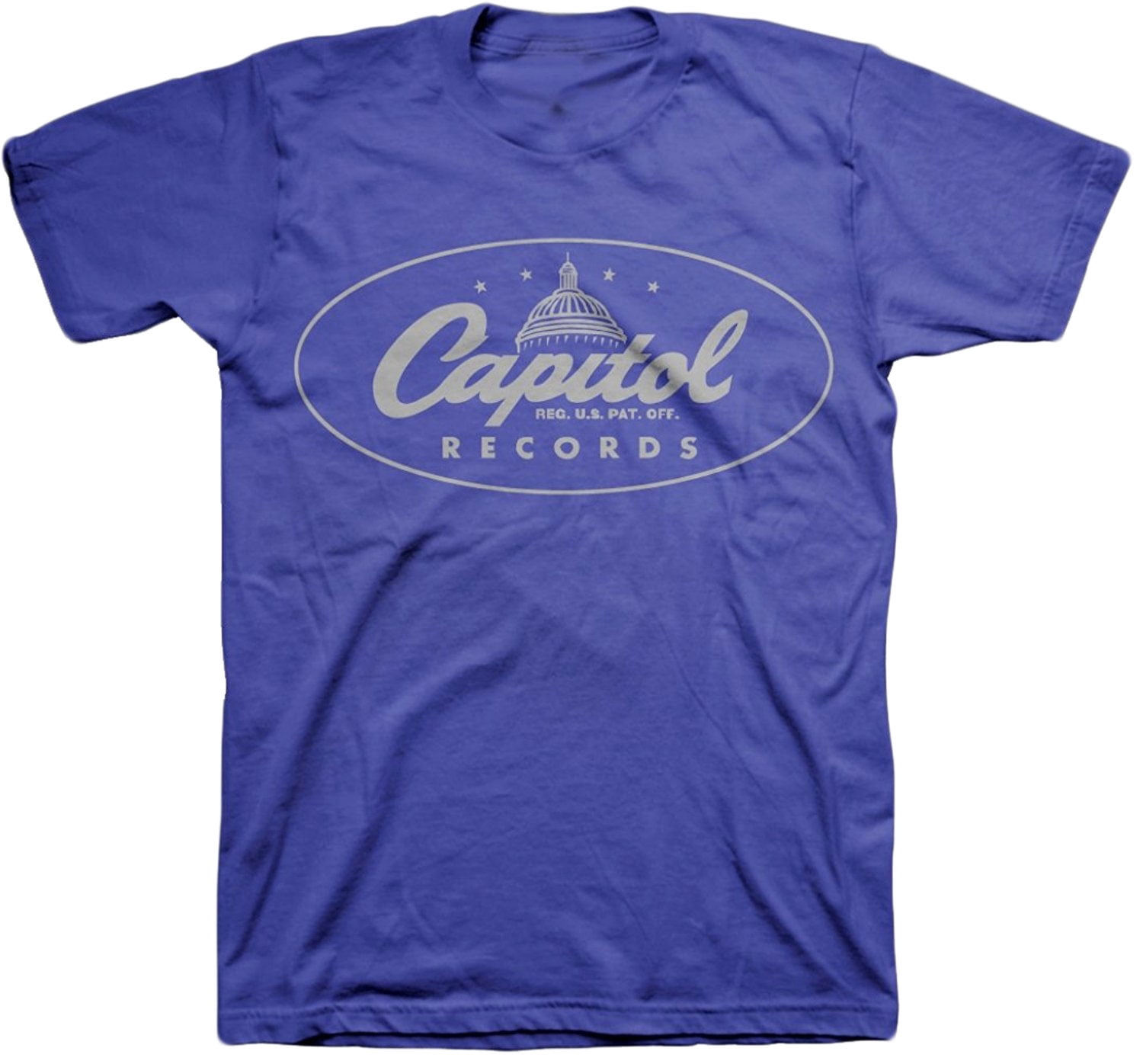 Capitol Records Classic Oval Logo Adult T-Shirt - Walmart.com