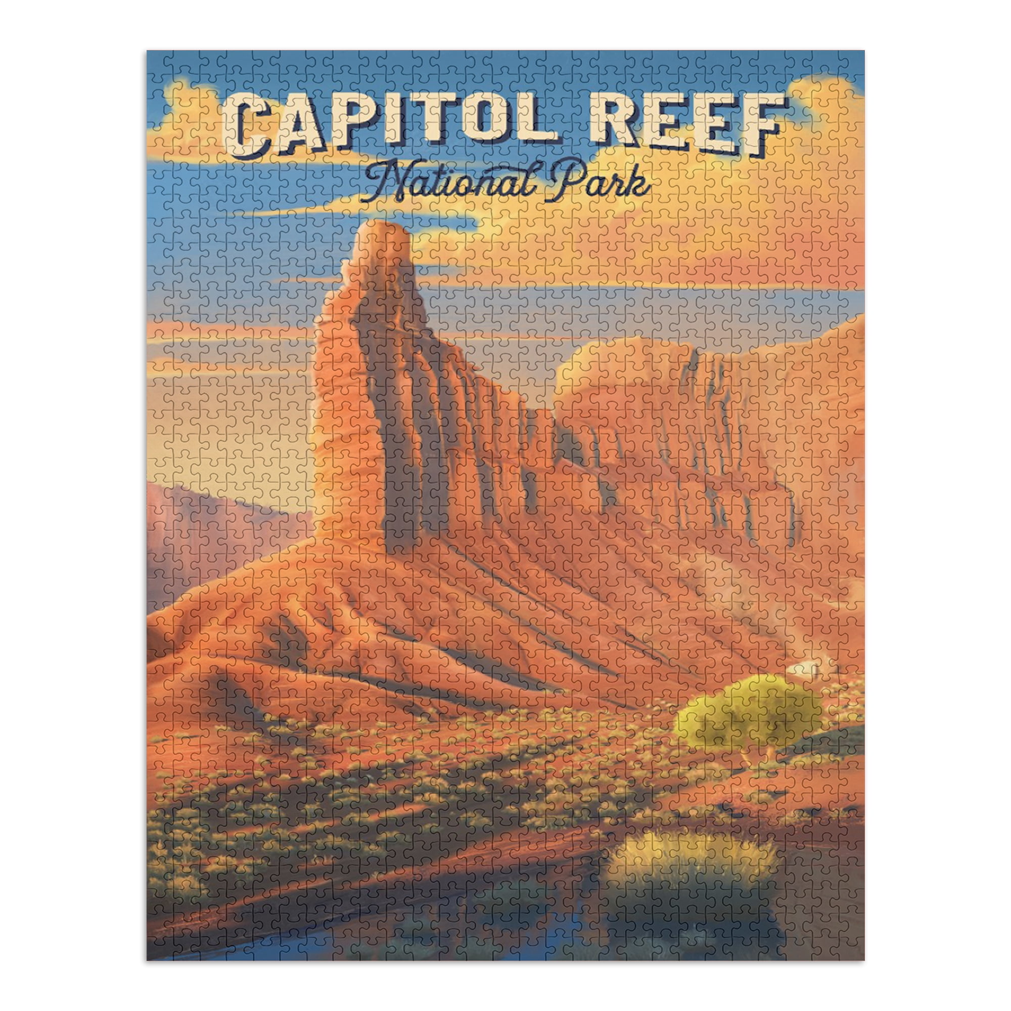Capitol Reef National Park, Utah, Oil Painting (1000 Piece Puzzle, Size ...