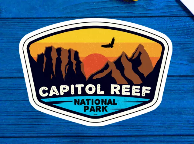 Capitol Reef National Park Utah Sticker Decal Phone Decal Water Bottle ...