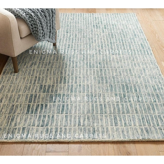 Capitola Hand-Tufted Wool Area Rug 2.6x6 -Rugs for Living Room Unique ...