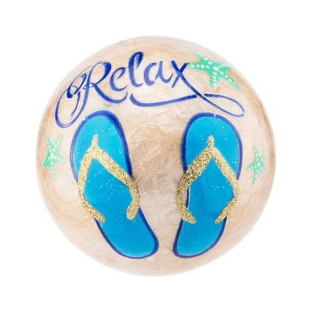 Capiz Ball with Flip FlopSet of Relax - Walmart.com