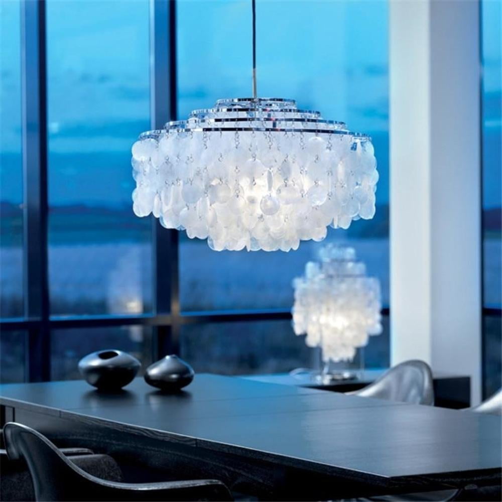 Capiz White Shell Chandelier - Walmart.com