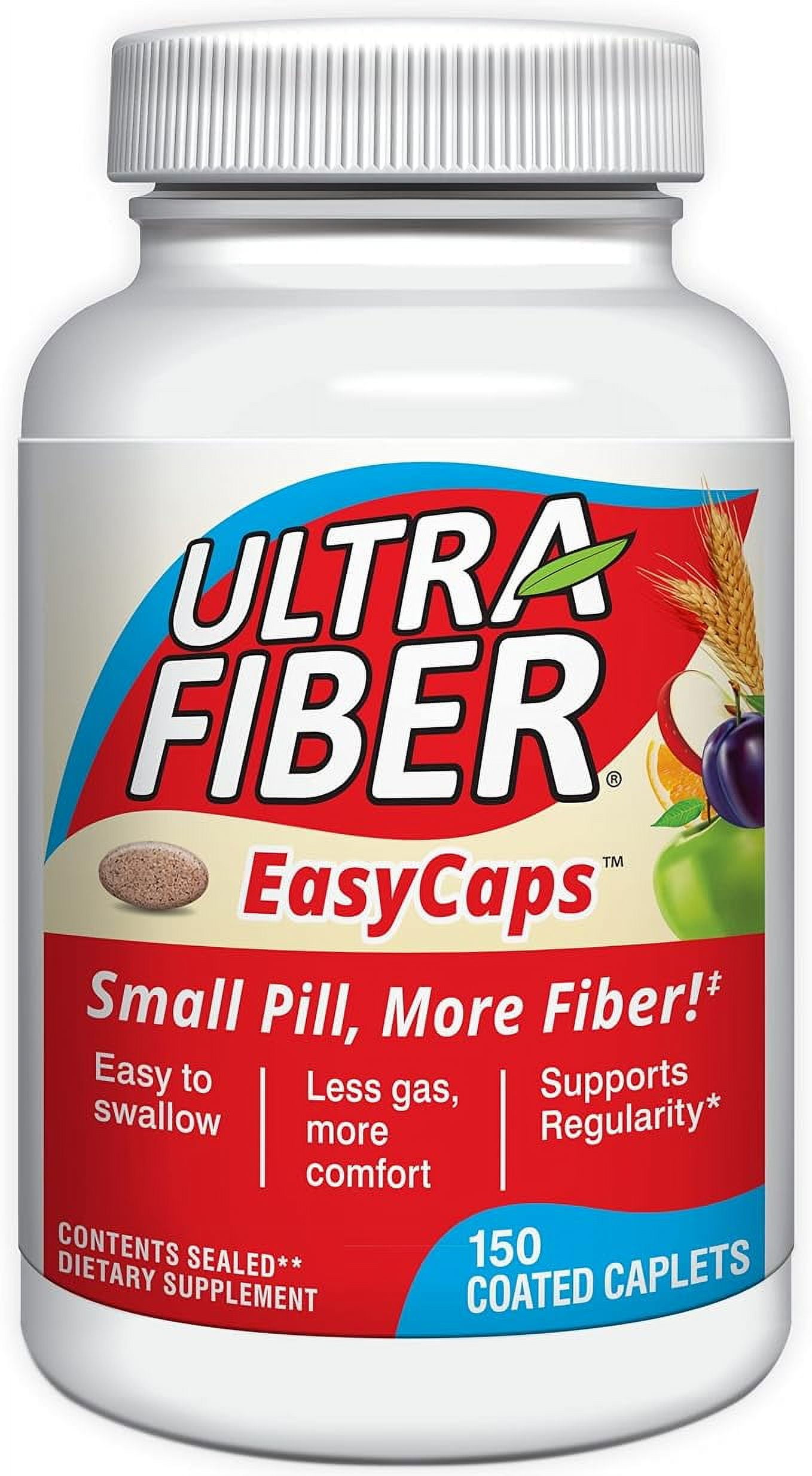 Caplets - The Small Pill with More Fiber - Fiber Support for Regularity ...