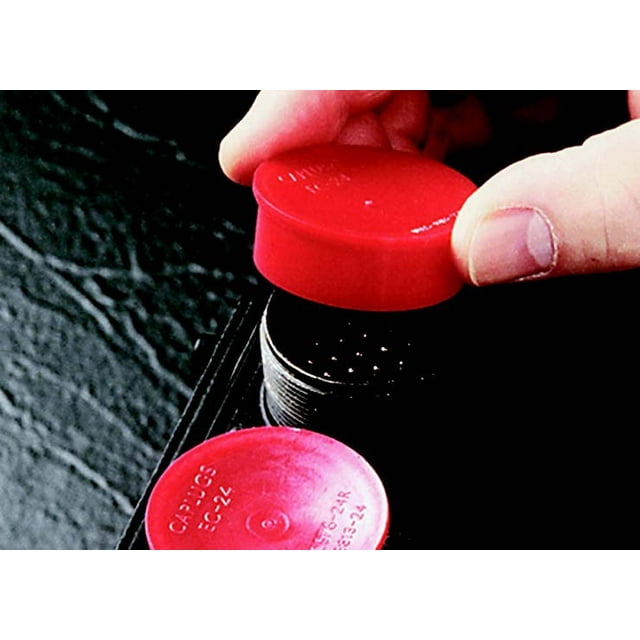 Caplugs EC-20 Red Plugs for Threaded Connectors - Walmart.com