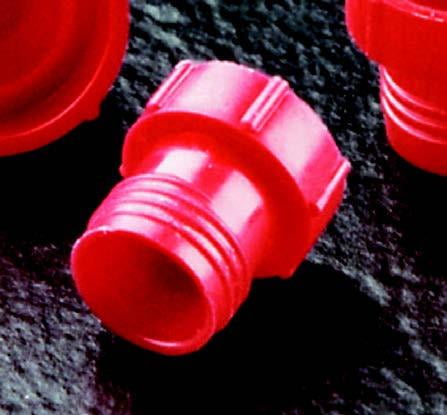 Caplugs PDE-8 Plastic Threaded Plugs for Flareless Tube and Nut ...