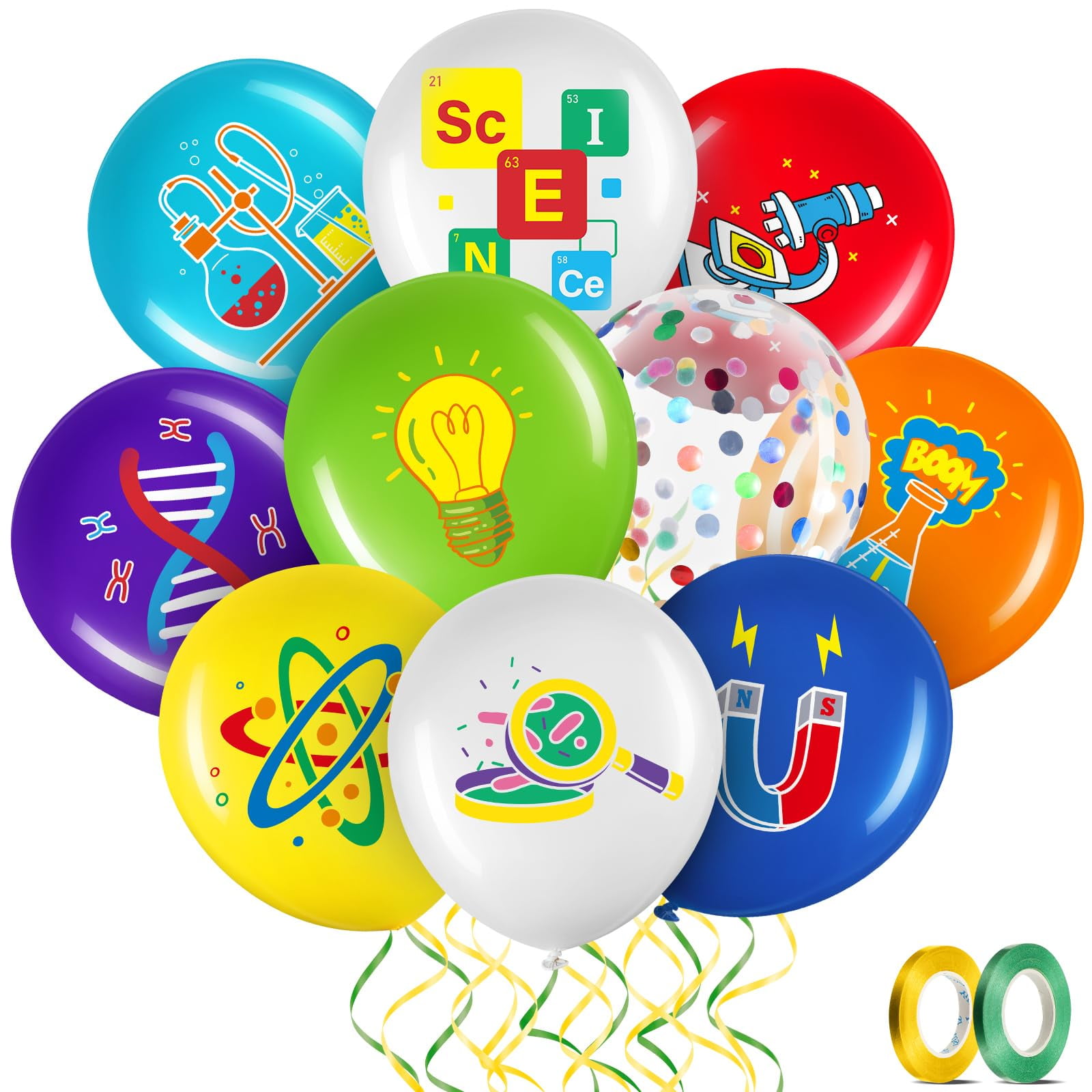Capoda 60 Pieces Science Party Balloons decorations Science Balloons ...
