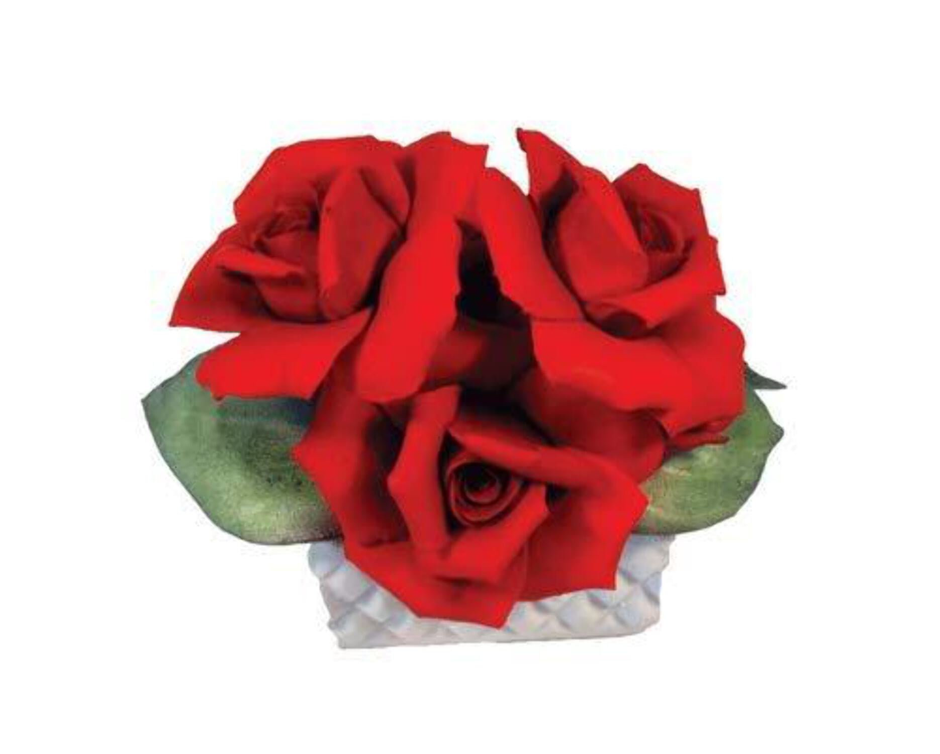 Capodimonte Roses Original Hand Made and Painted in Italy - Walmart.com