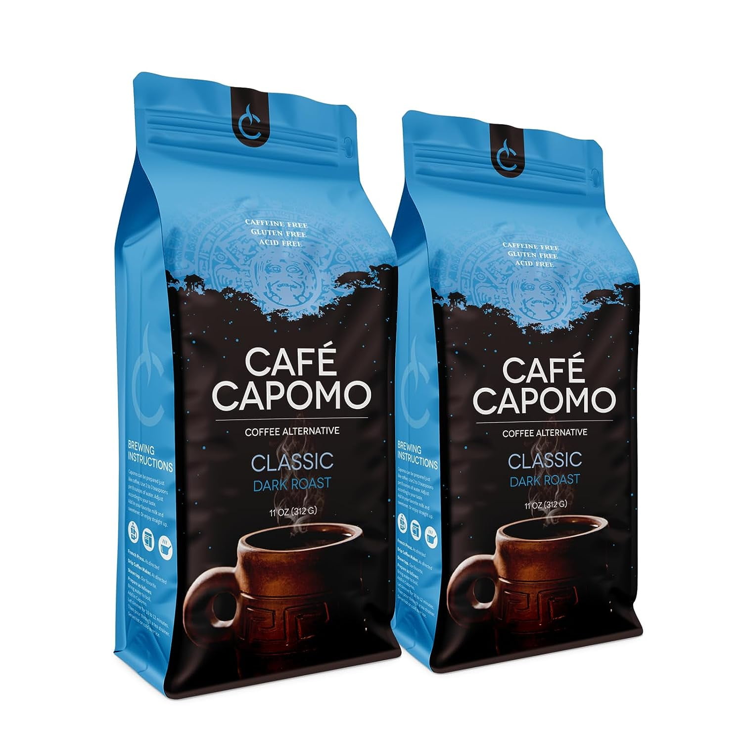 Capomo Herbal Coffee Substitute - Acid Free, Caffeine Free And Gluten ...