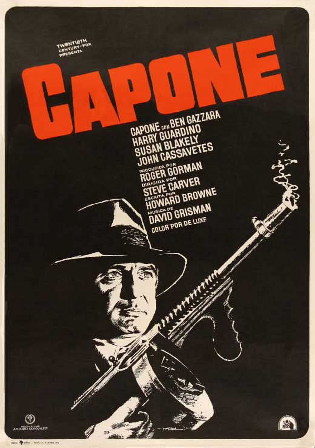 Capone - movie POSTER (Style B) (27" x 40") (1975) - Walmart.com