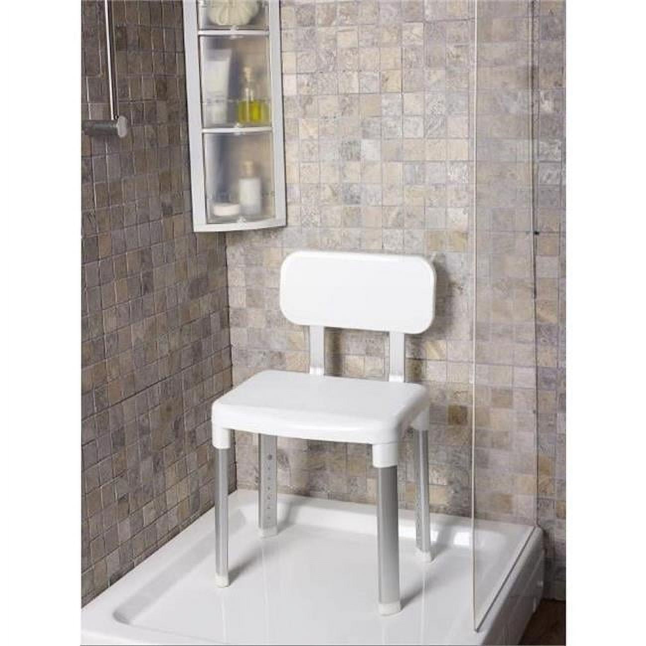 Cappadocia Heavy Duty Shower Chair with Backrest, Bathtub Seat for ...
