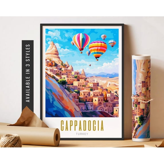 Cappadocia Turkey Travel Wall Decor - Walmart.com