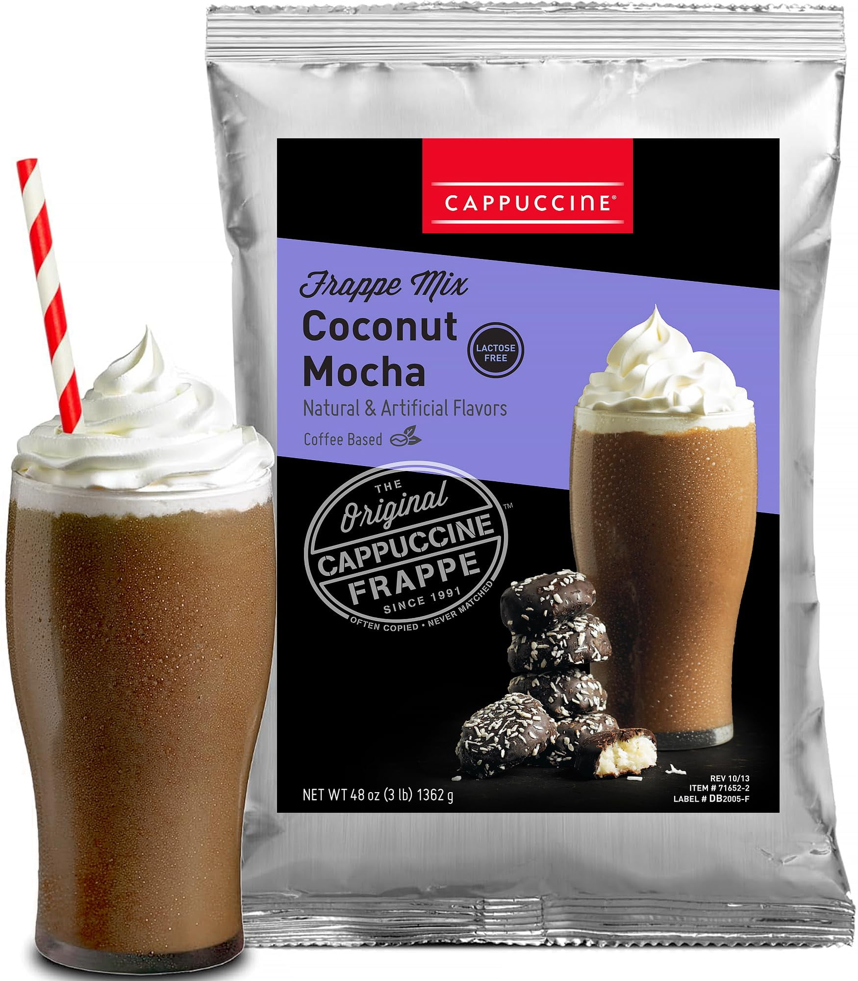Cappuccine Coconut Mocha Frappe Mix, 3 Pound (Pack of 1) - Walmart.com
