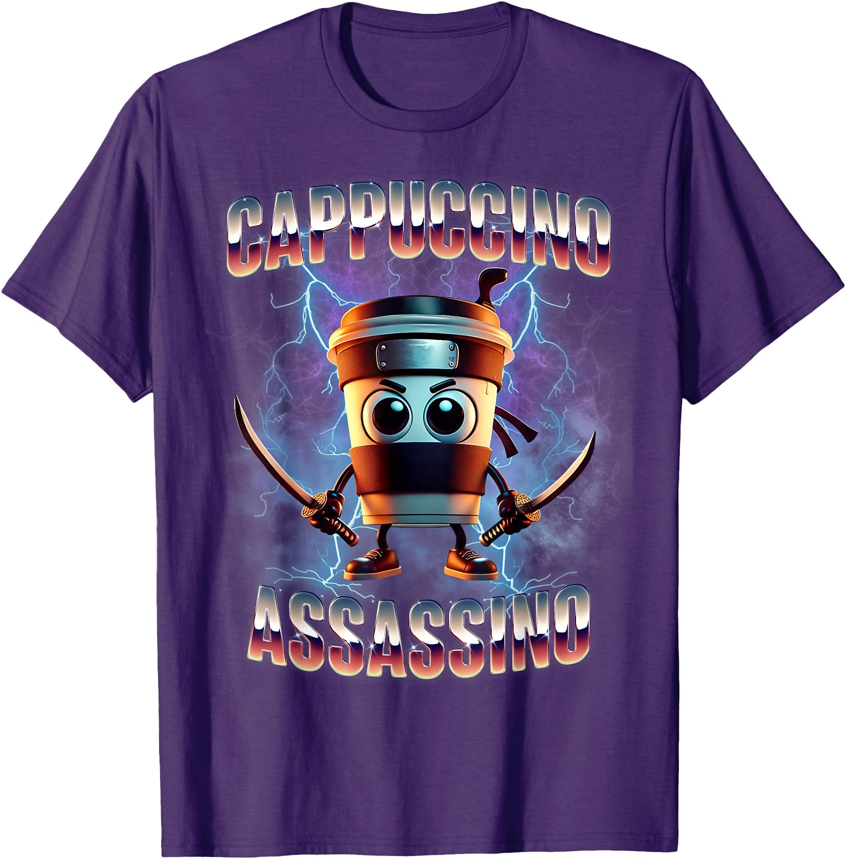 Cappuccino Assassino Brainrot Italian Meme Softstyle Unisex T-Shirt ...