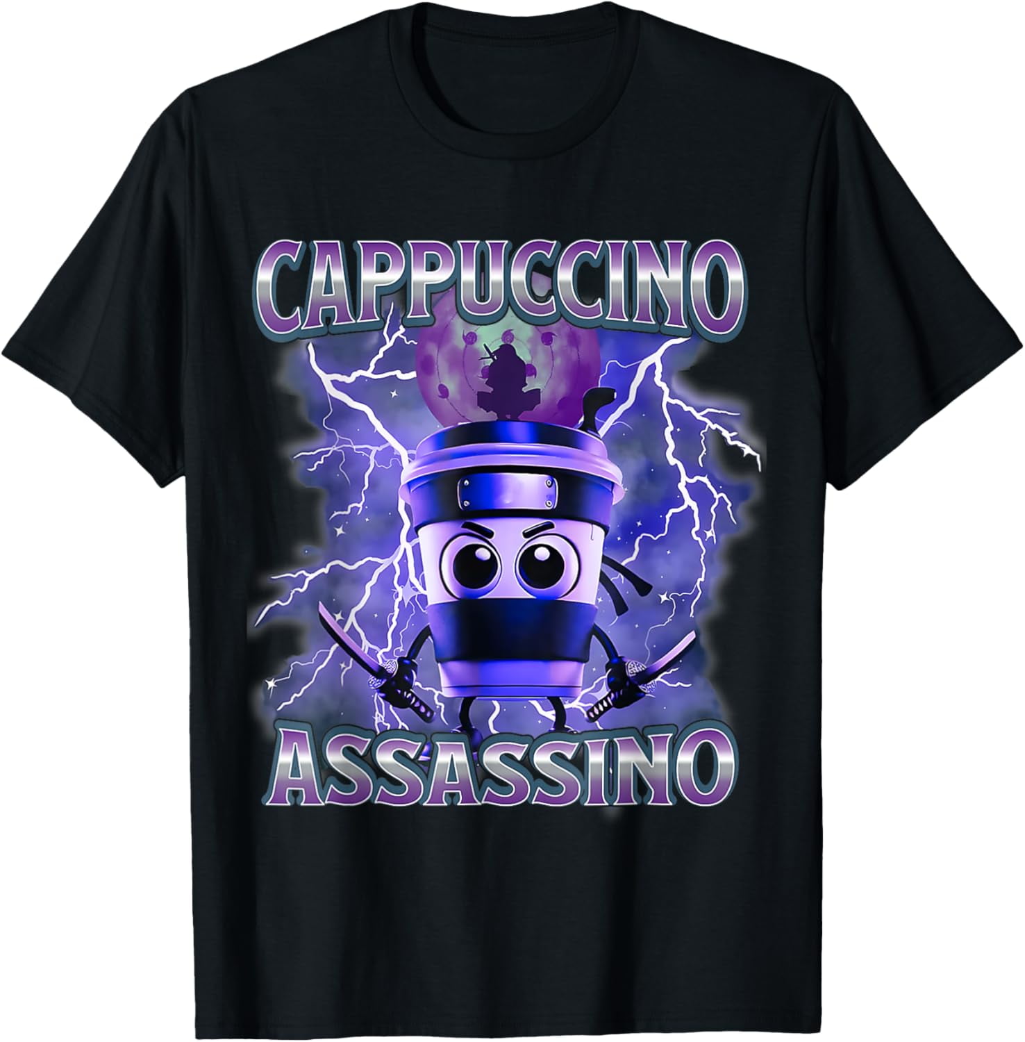 Cappuccino Assassino Coffee Lovers Italian Brainrot T-Shirt Unisex S-5XL Hot Trending Shirt ...