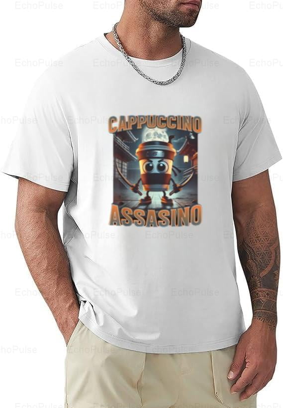 Cappuccino Assassino Funny Cappuccino Italian Brainrot Meme Unisex T ...