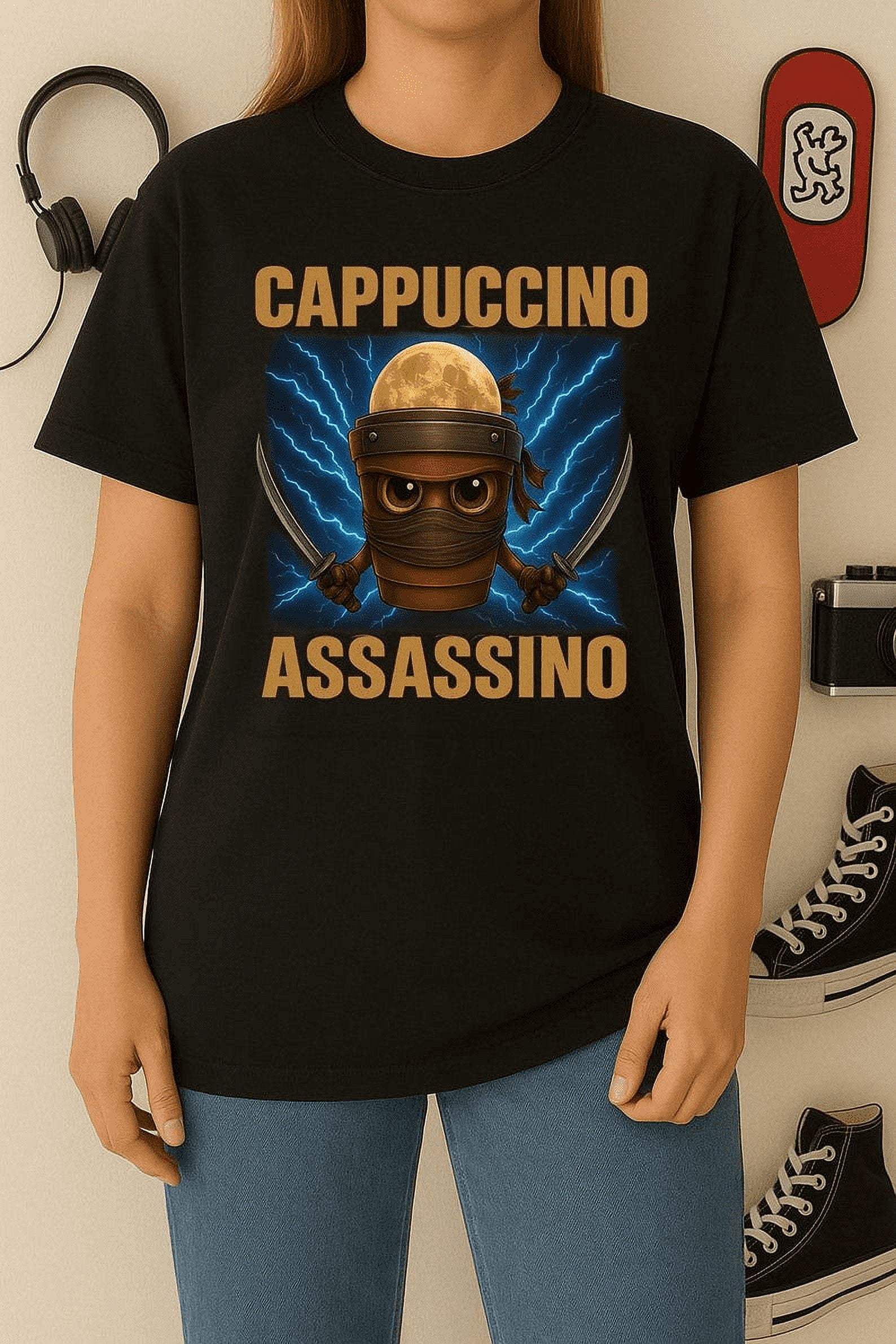 Cappuccino Assassino Meme Shirt Capuchina Ballerina, Cappucino Asasino ...