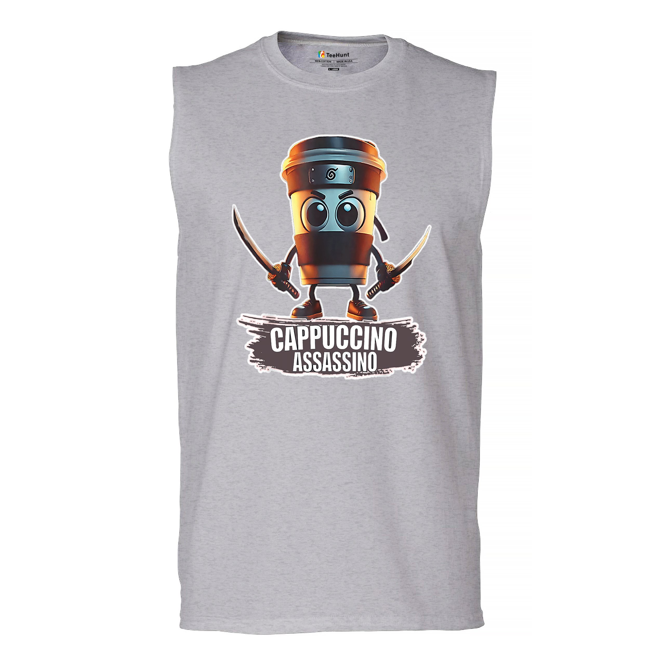 Cappuccino Assassino Men's Muscle Shirt Fun Italian Brainrot Gen Z ...