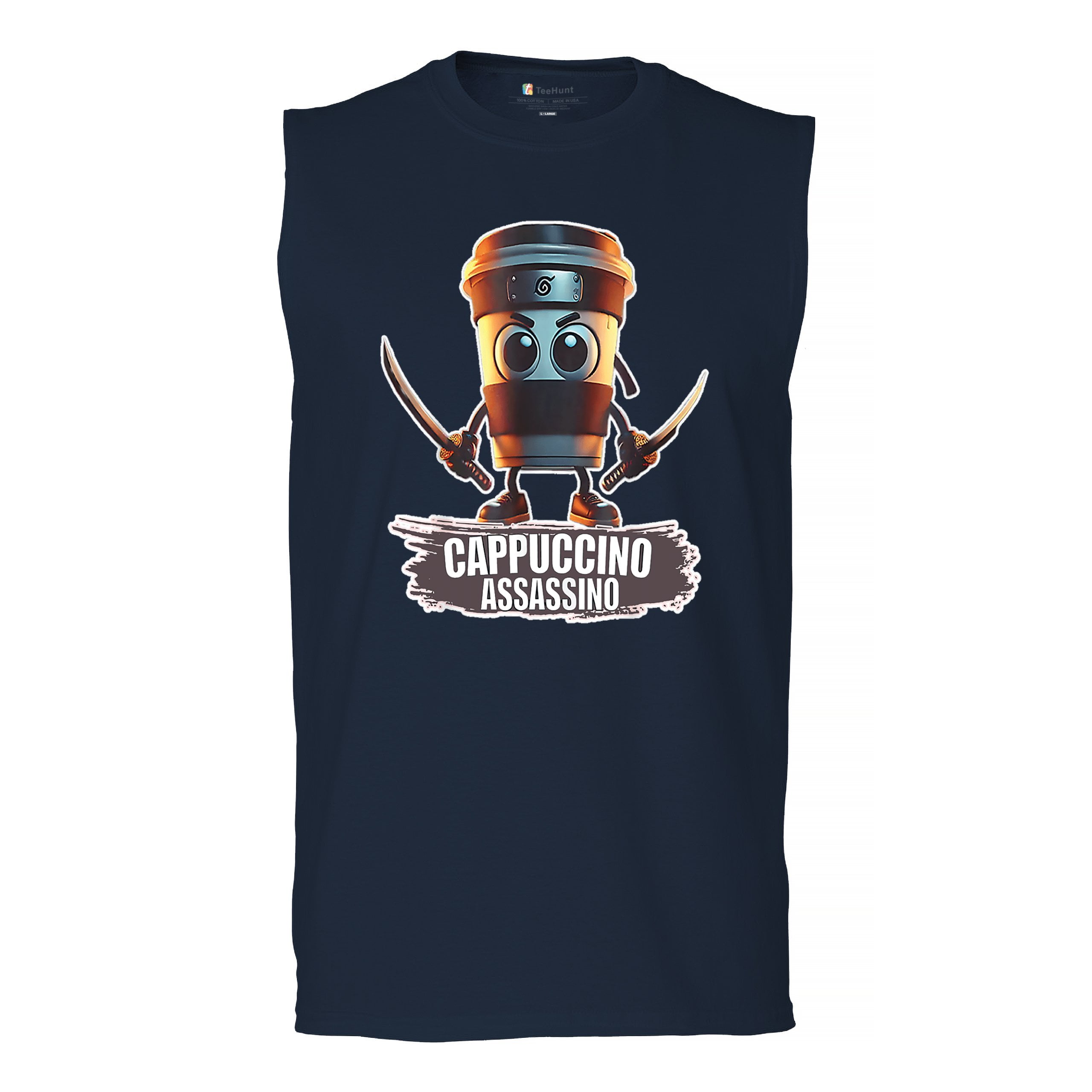 Cappuccino Assassino Men's Muscle Shirt Fun Italian Brainrot Gen Z ...