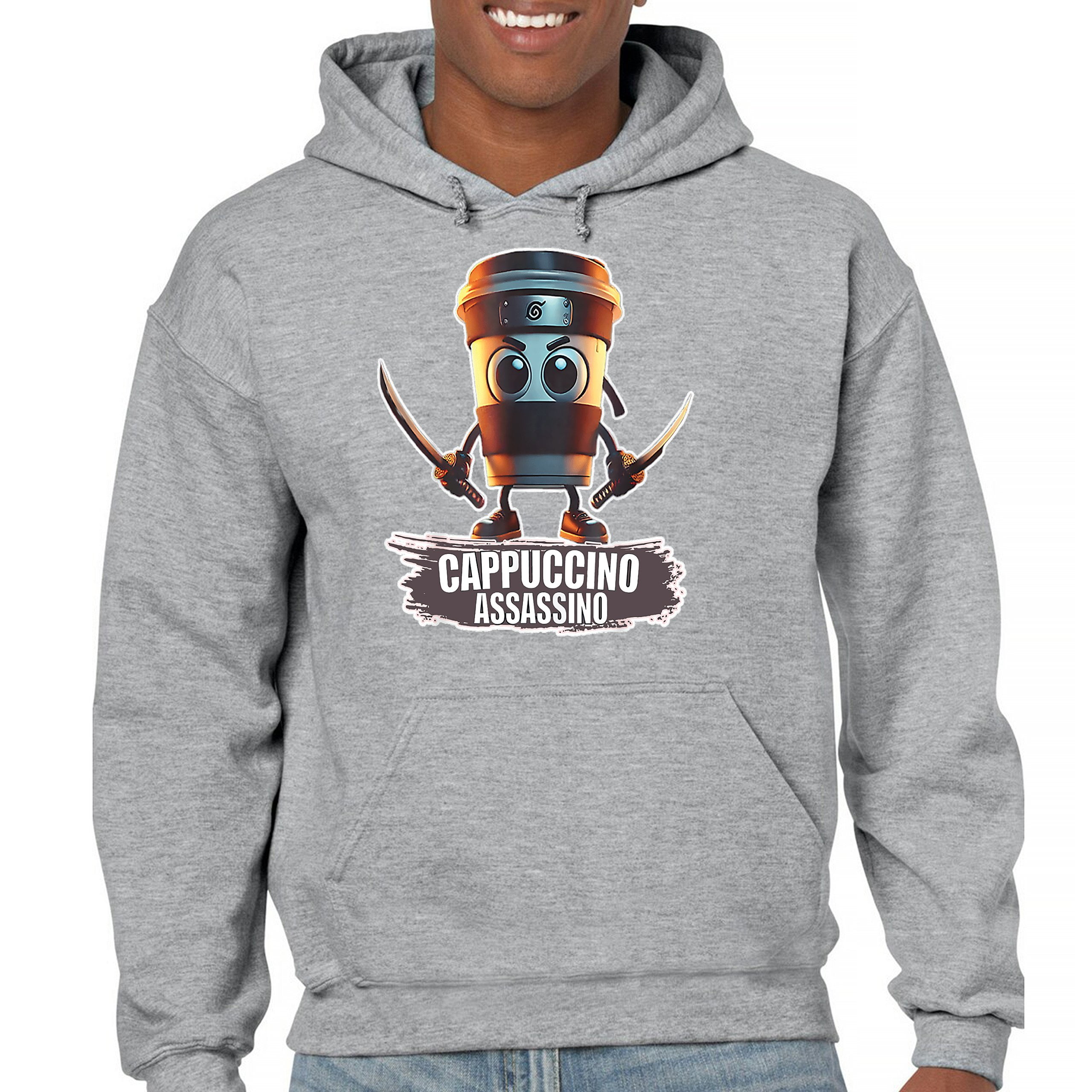 Cappuccino Assassino Unisex Hoodie Fun Italian Brainrot Gen Z Alpha ...