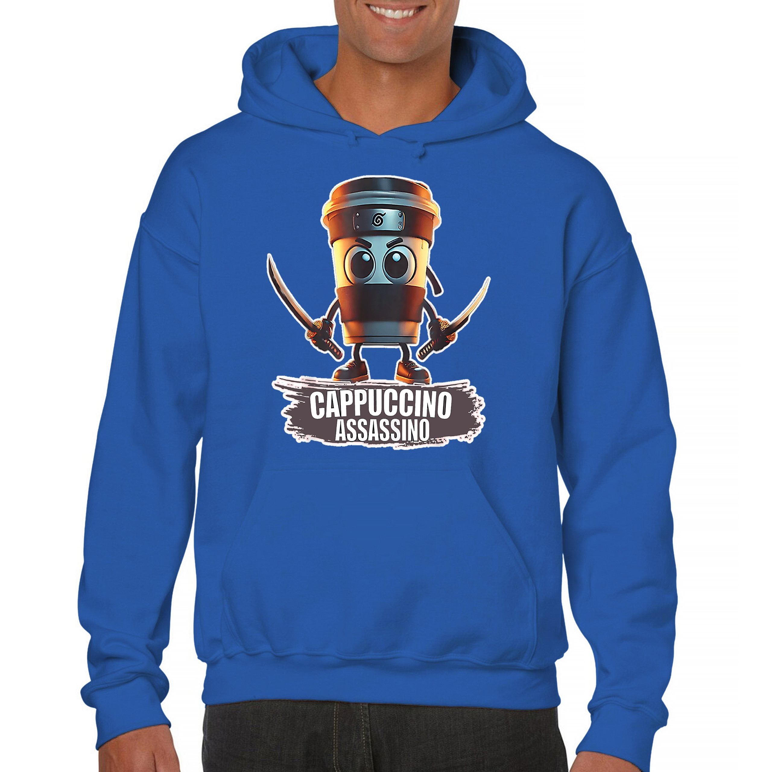 Cappuccino Assassino Unisex Hoodie Fun Italian Brainrot Gen Z Alpha ...