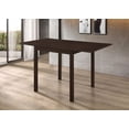 Cappuccino Dining Table with Drop Extension Leaf - Walmart.com