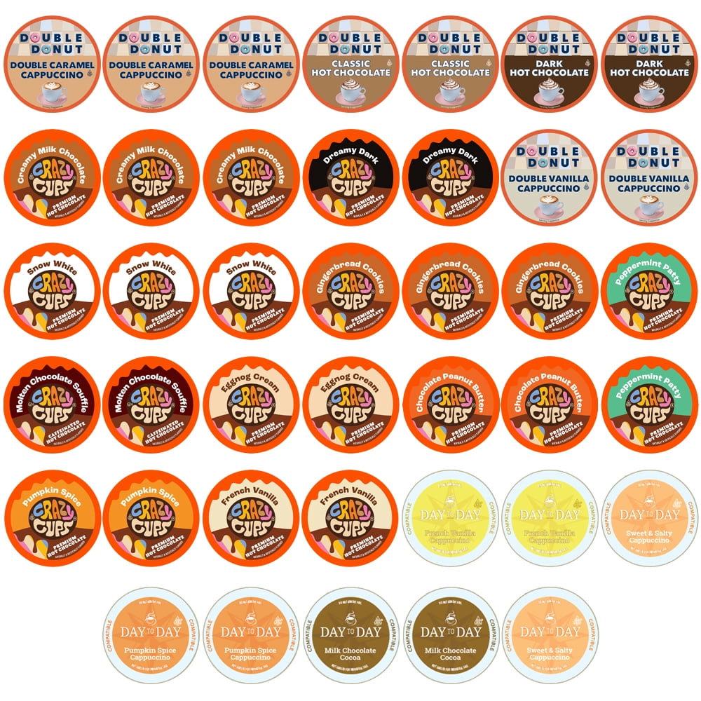 Perfect Samplers Hot Chocolate and Cappuccino Variety Pack Including ...