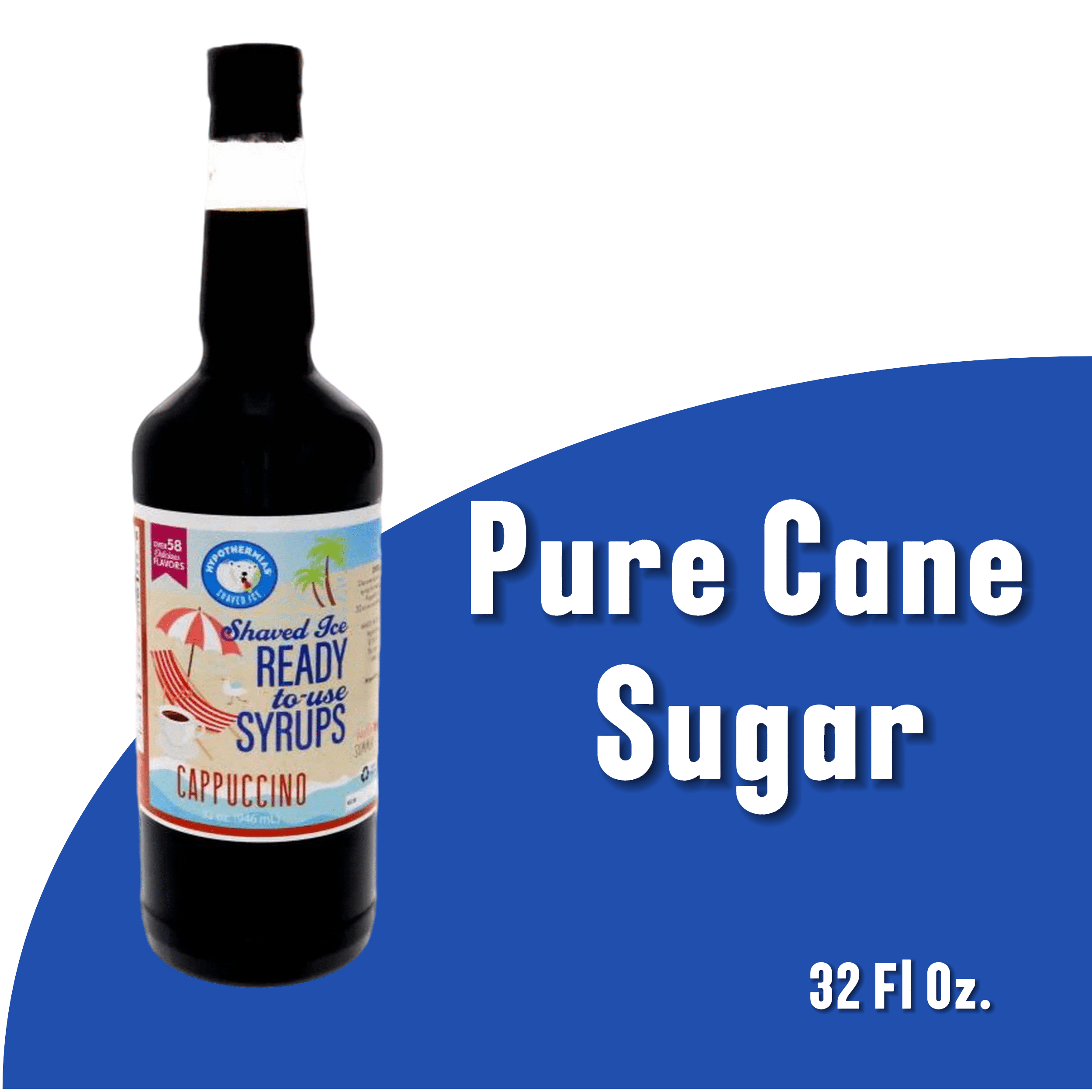 Cappuccino Hypothermias Snow Cones Flavor syrups for drinks, coffee ...