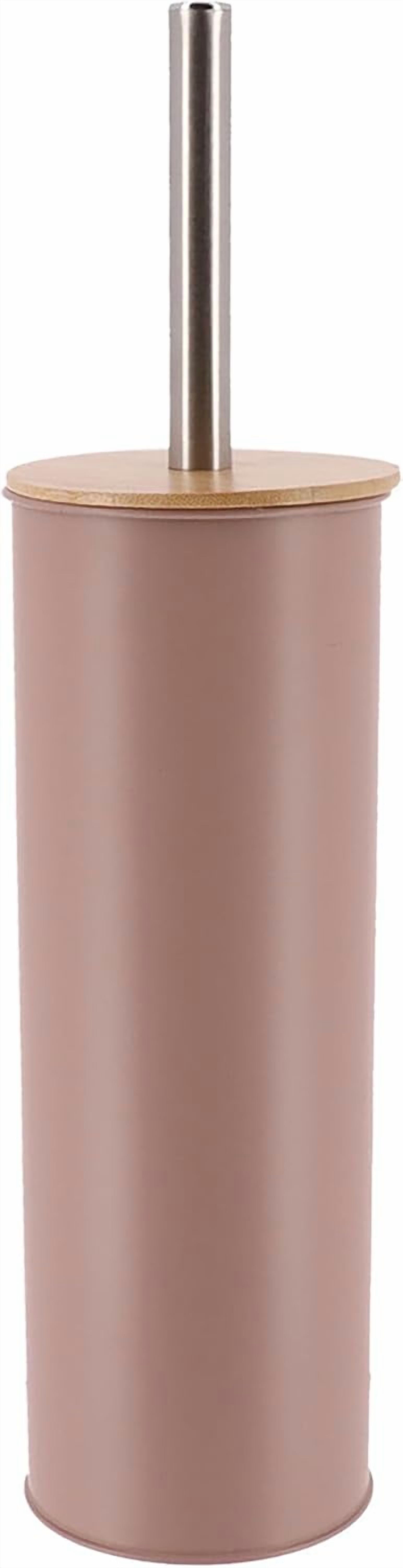 Cappuccino Metal and Holder Set with Bamboo Lid, Modern Bathroom ...