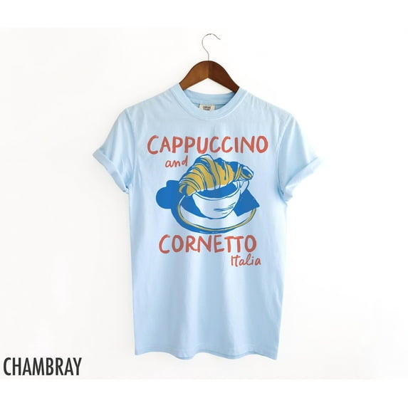 Cappuccino Shirt, Coffee Shirt, Italian Tshirt, Vacation T Shirt, Italy ...