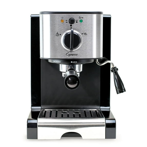 Capresso Espresso and Cappuccino Maker with 15 Bar and Single Sieve ...