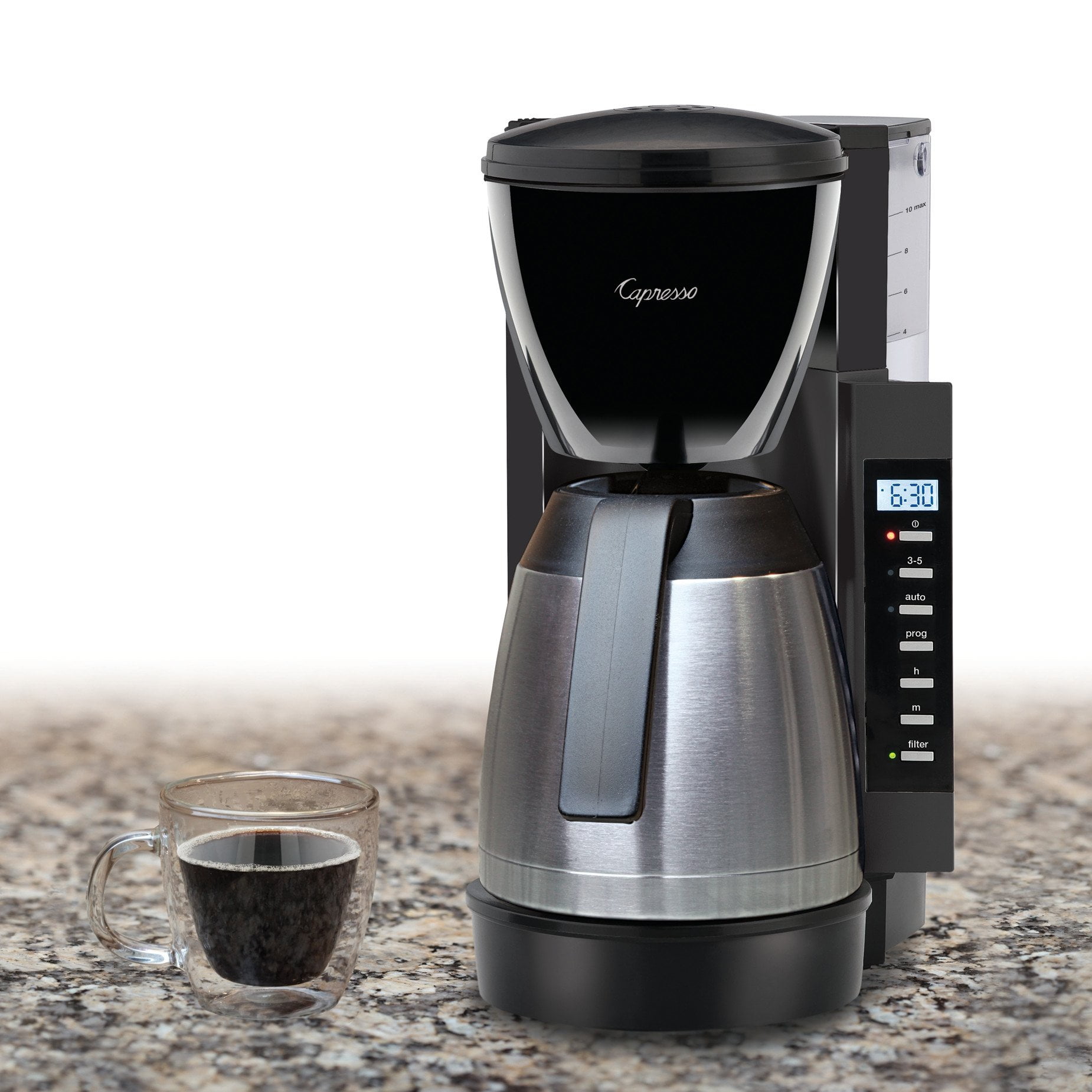 Capresso CM300 10-Cup Coffee Maker with Thermal Carafe - Walmart.com