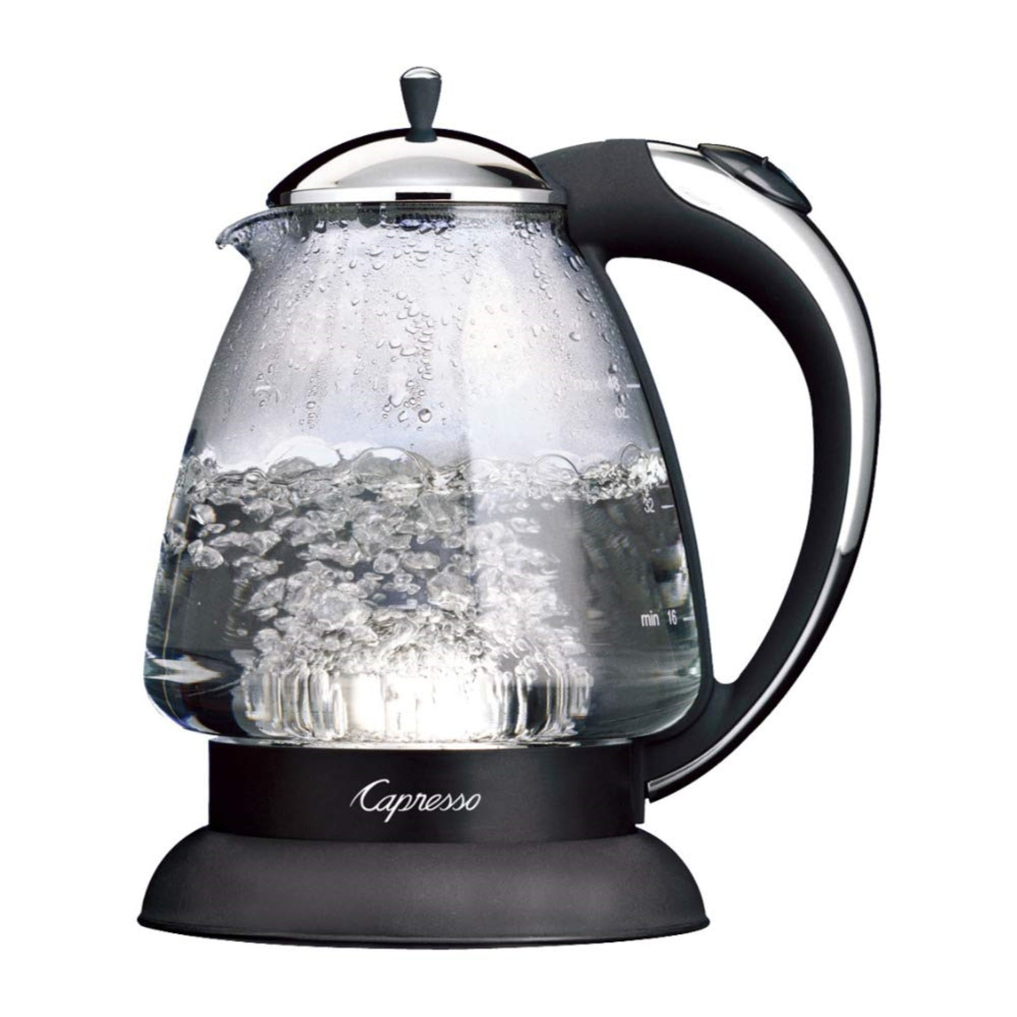Capresso 48 oz Stainless Steel Automatic Cordless Electric Tea Kettle ...