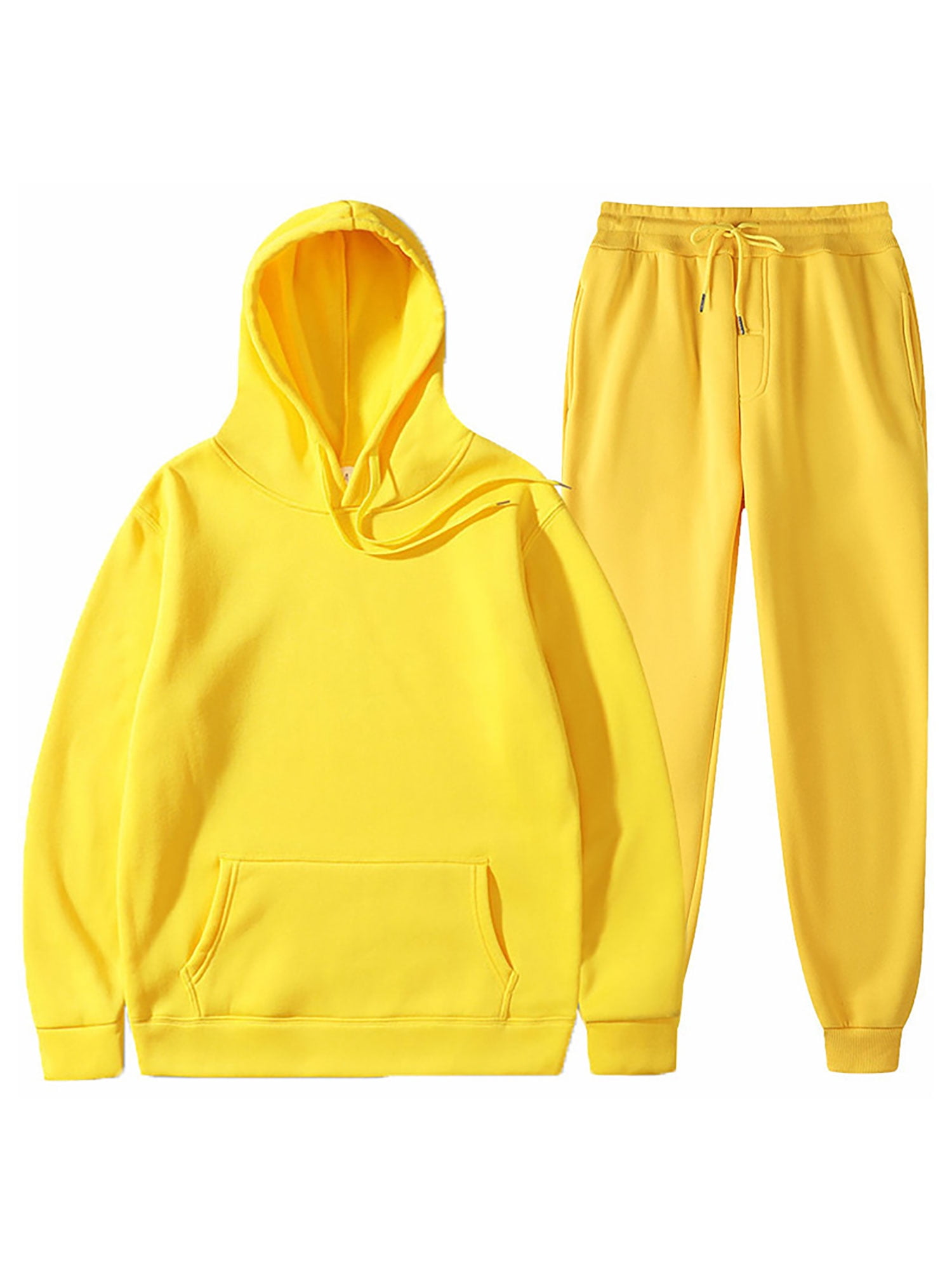 Capreze Drawstring Jogger Sets With Pockets Tracksuit Set for Mens ...