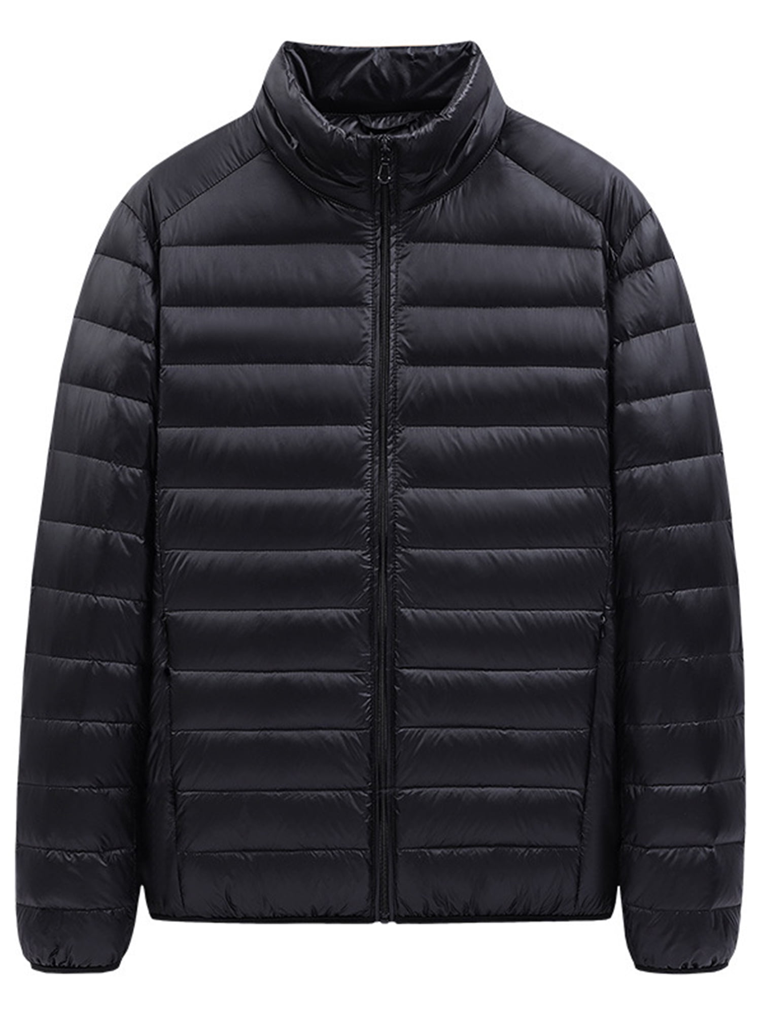 Capreze Long Sleeve Puffer Outwear Stand Collar Coat Men's Business ...