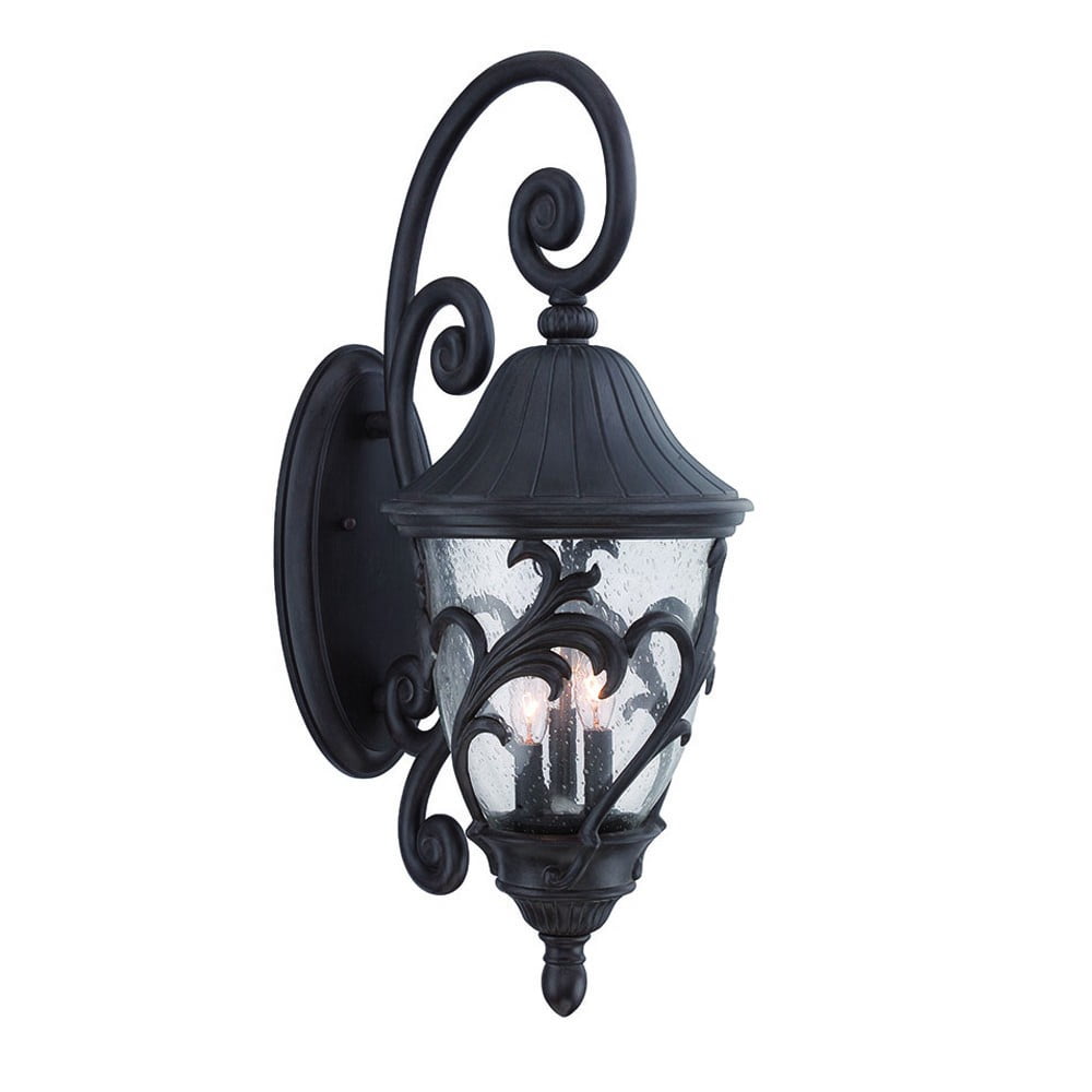 Capri 3-Light Black Coral Wall Light - Walmart.com