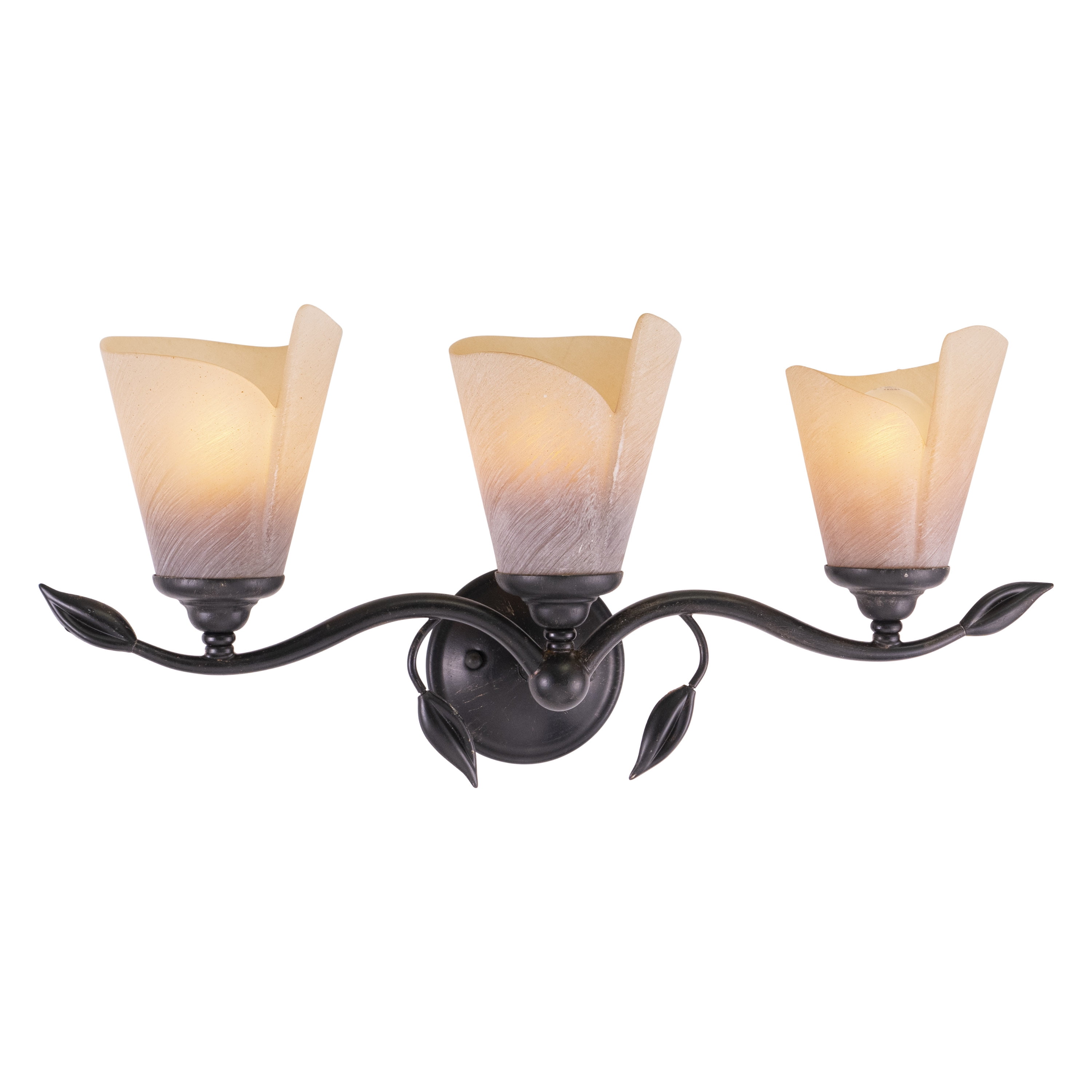 Capri 3 Light Bronze Rustic Vine Bathroom Vanity Fixture - Walmart.com