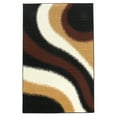 Capri 4 x 7 Rug, Black and Brown - Walmart.com