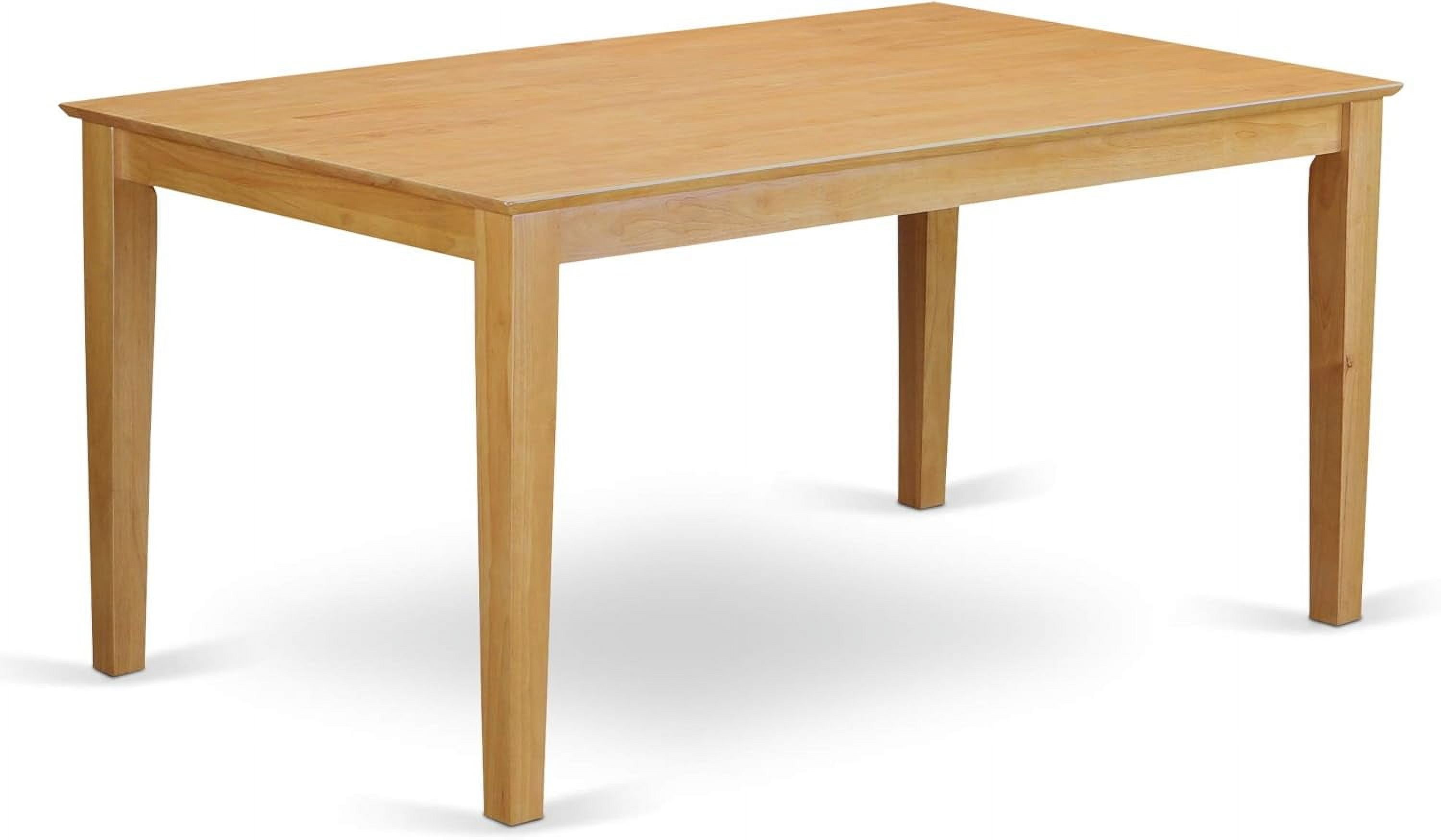 Capri 5 Piece Dining Set Includes a Rectangle Solid Wood Table and 4 ...