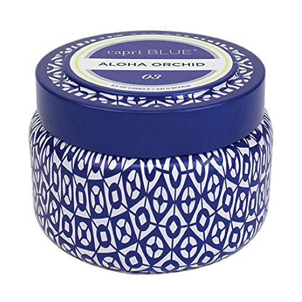 Capri Blue Aloha Orchid Printed Travel Tin Candle - 8.5 oz - Walmart.com