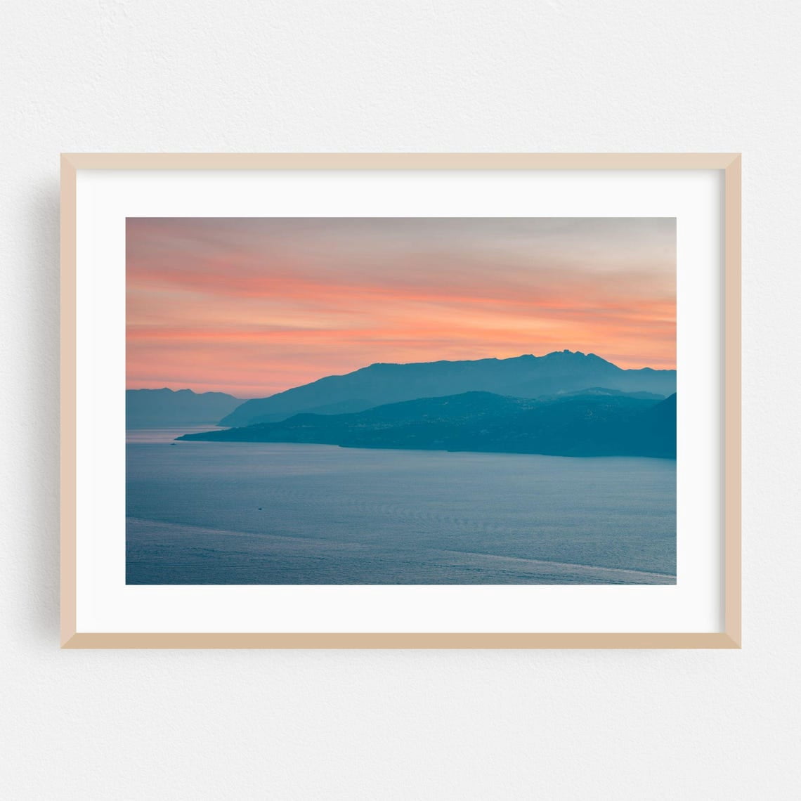 Capri Campania Wall Art Italy Sunset Home Decor Nature Landscape Fine ...