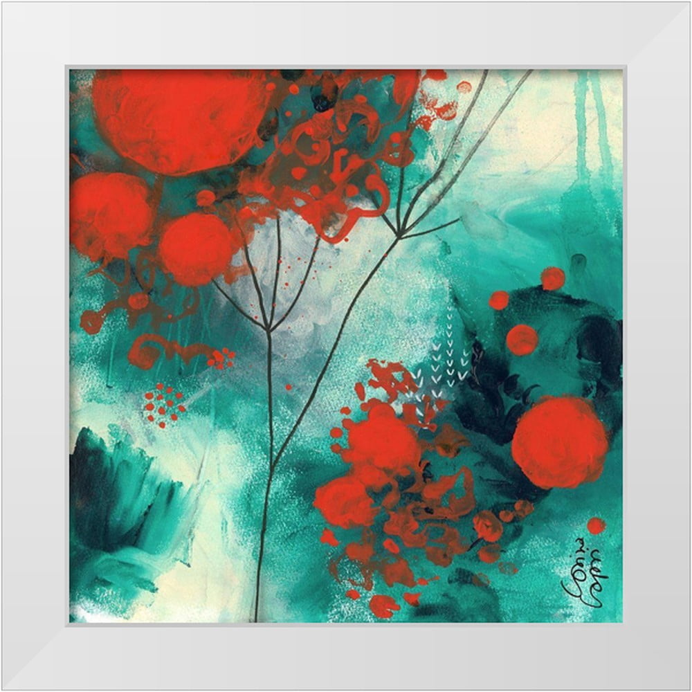 Capri, Corina 12x12 White Modern Wood Framed Museum Art Print Titled ...