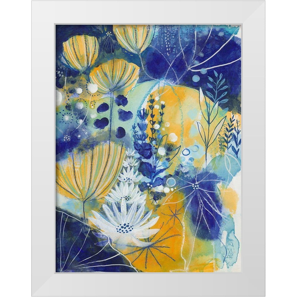 Capri, Corina 12x14 White Modern Wood Framed Museum Art Print Titled ...