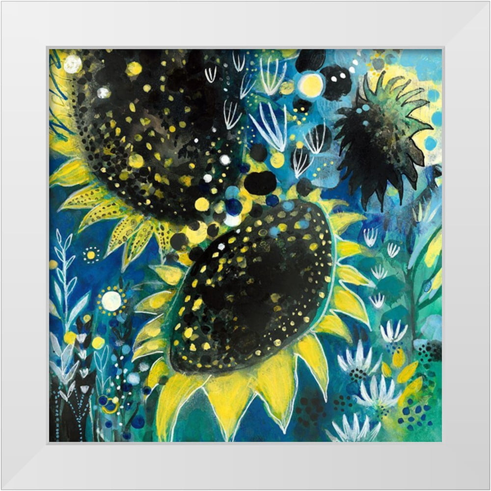 Capri, Corina 15x15 White Modern Wood Framed Museum Art Print Titled ...