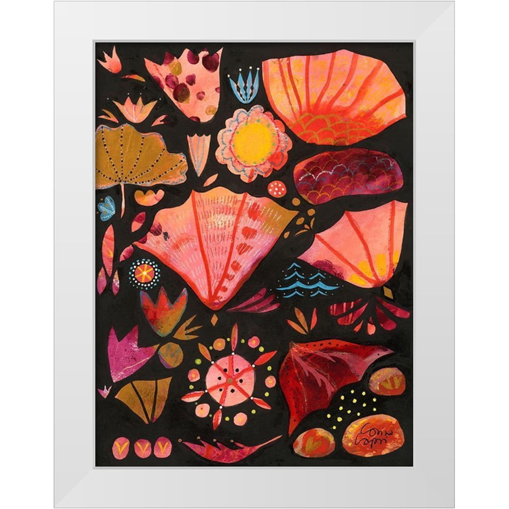 Capri, Corina 15x18 White Modern Wood Framed Museum Art Print Titled ...